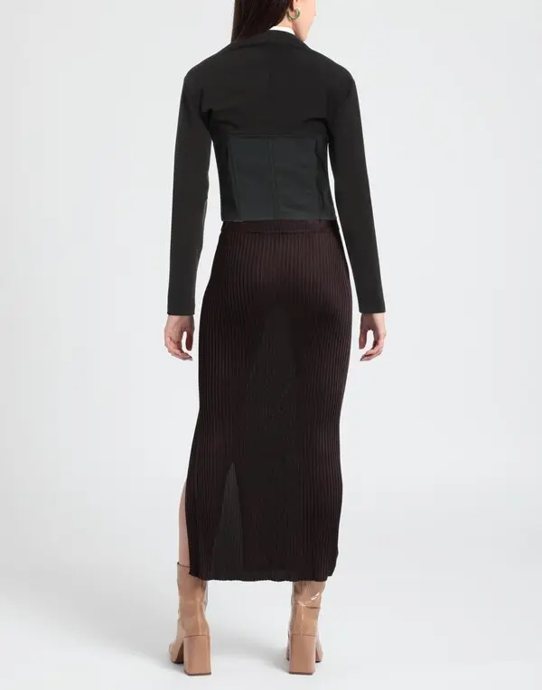 Dolce & Gabbana Two-tone Knitted Satin Top
