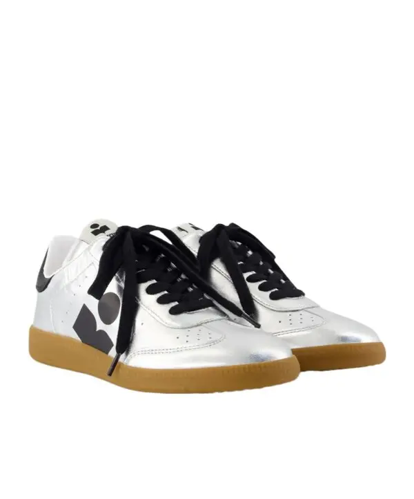Isabel Marant Étoile Metallic Leather Sneakers