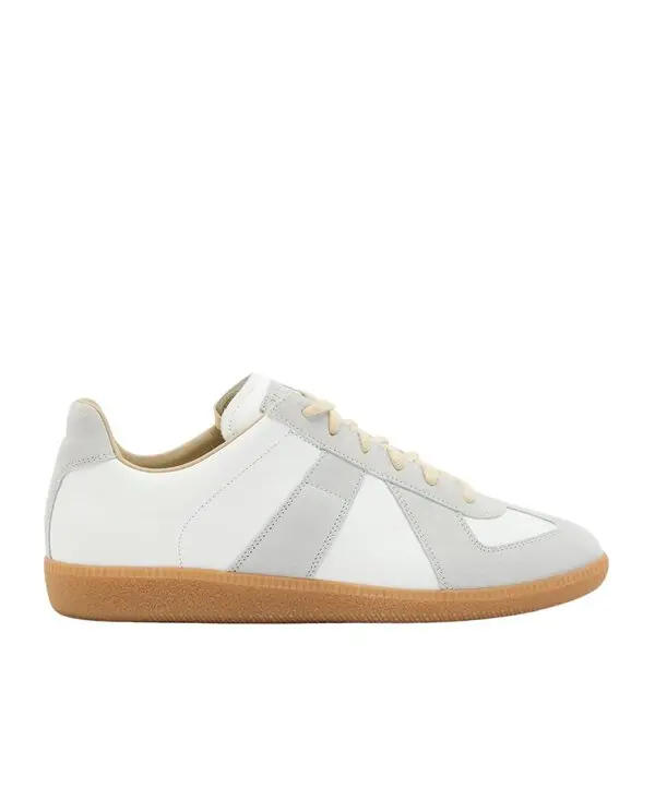MAISON MARGIELA Replica Panelled Leather Sneakers