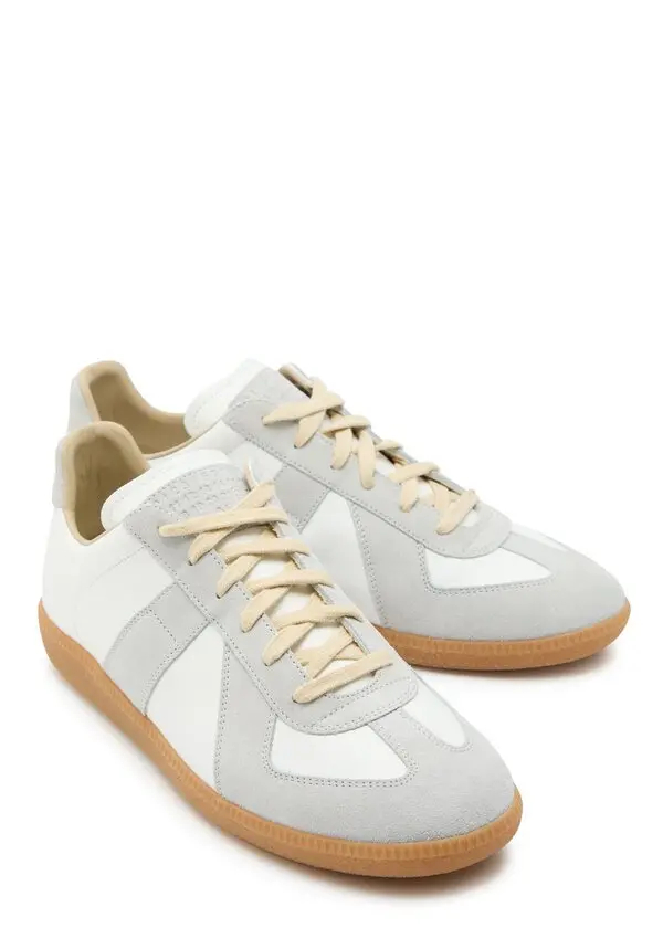 MAISON MARGIELA Replica Panelled Leather Sneakers