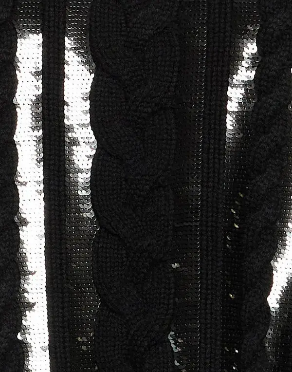 Max Mara Solid Color Sequin Sweater