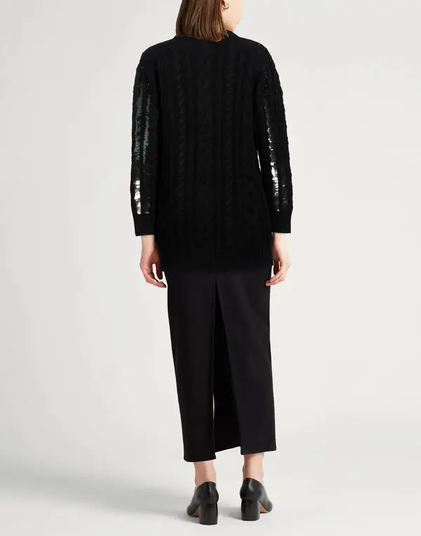 Max Mara Solid Color Sequin Sweater