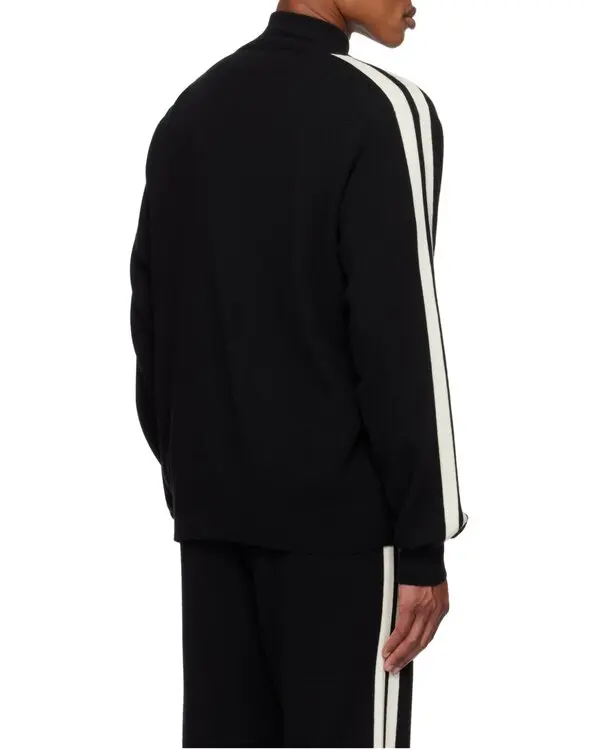 Palm Angels Logo Embroidered Zip-up Track Jacket