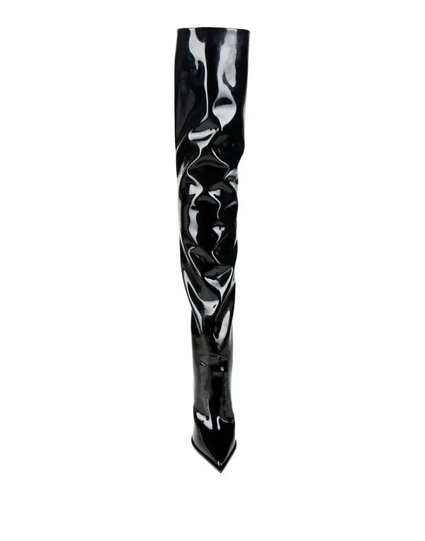 Dolce & Gabbana Over-the-knee Patent Leather High Heel Boots