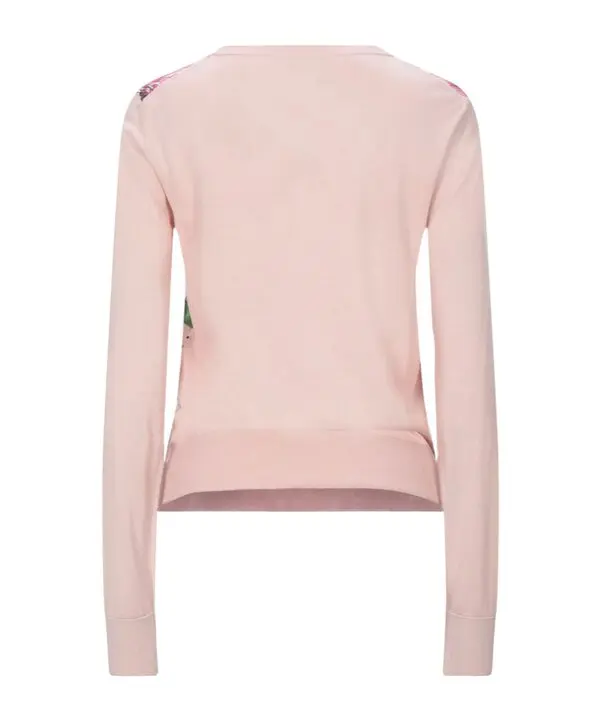 Dolce & Gabbana Floral Print Knit Sweater