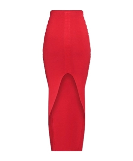 Rick Owens Solid-color Knitted Skirt