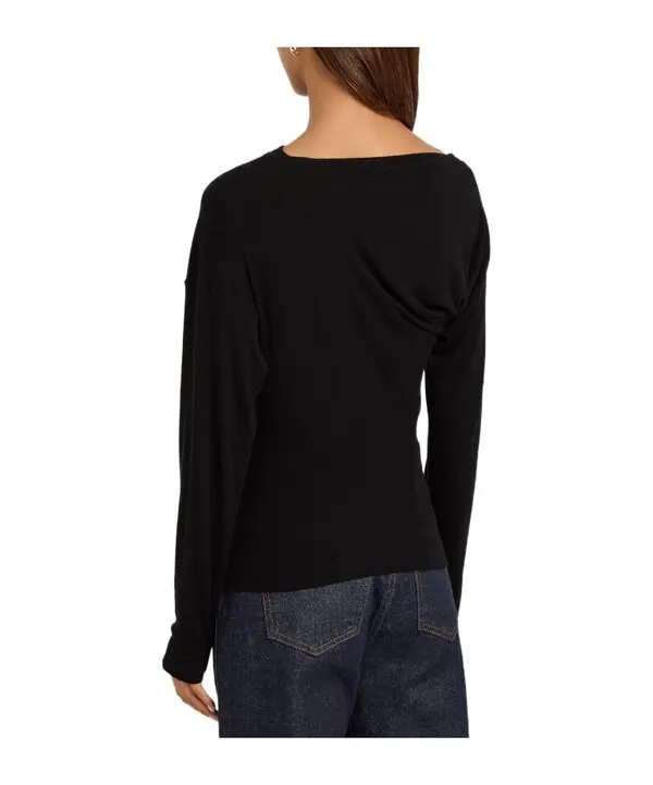 VIVIENNE WESTWOOD Asymmetric Long-sleeve Knit Top