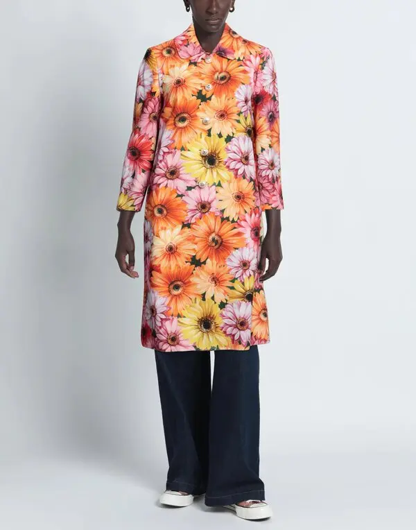 Dolce & Gabbana Floral Pattern Trench Coat
