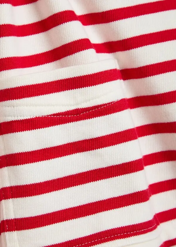 Polo Ralph Lauren Striped Cotton V-neck Sweatshirt