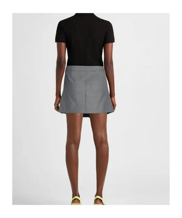 MAXCO. Flared Mini Skirt With Crystal Embellishments