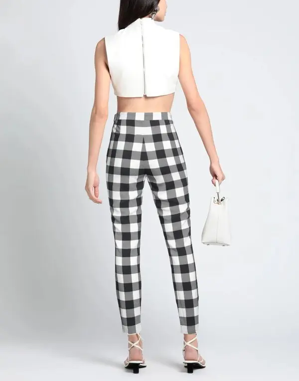 Dolce & Gabbana Plaid Crepe Pants