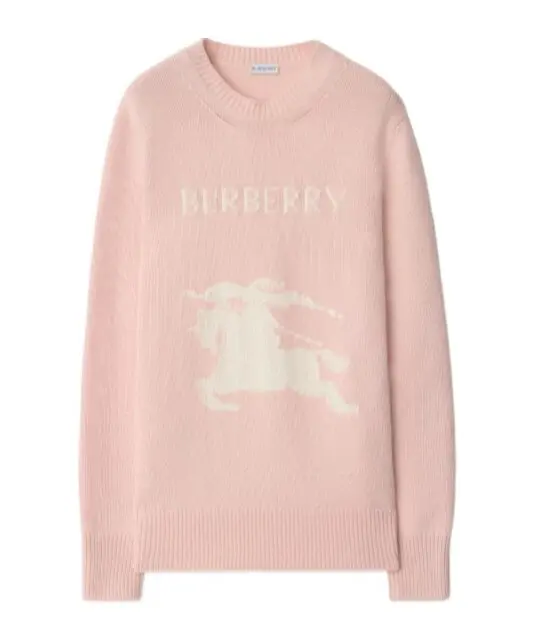 Burberry Ekd Intarsia-knit Crewneck Jumper