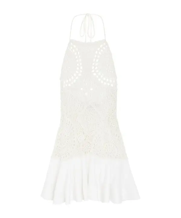 Jacquemus Crochet Cotton Mini Dress