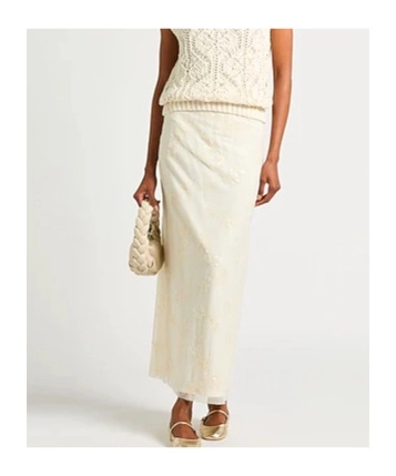 MAXCO. Max&co. Sequined Flared Midi Skirt