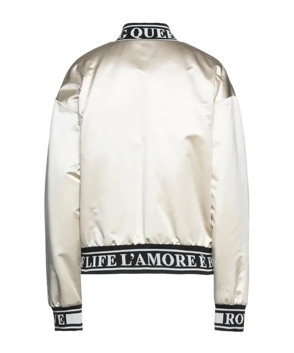 Dolce & Gabbana Satin Embellished Bomber Jacket