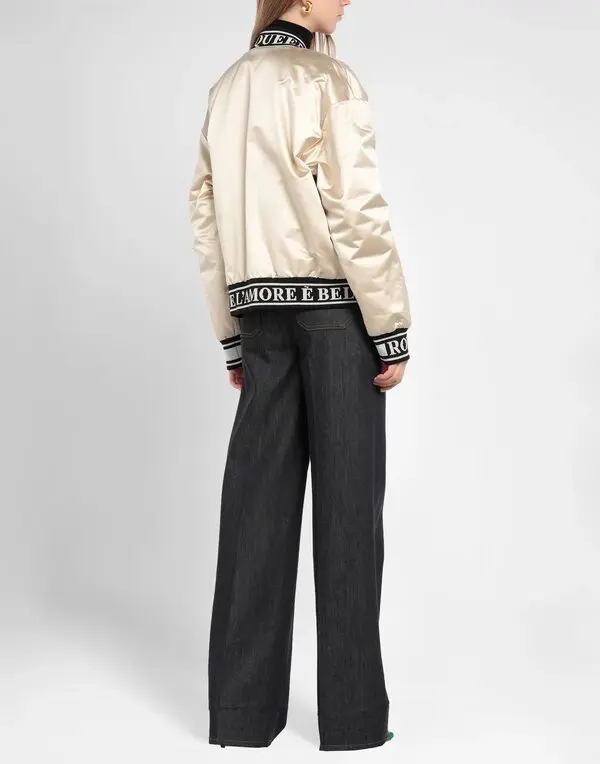 Dolce & Gabbana Satin Embellished Bomber Jacket