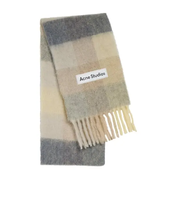 Acne Studios Checked Wool-blend Scarf