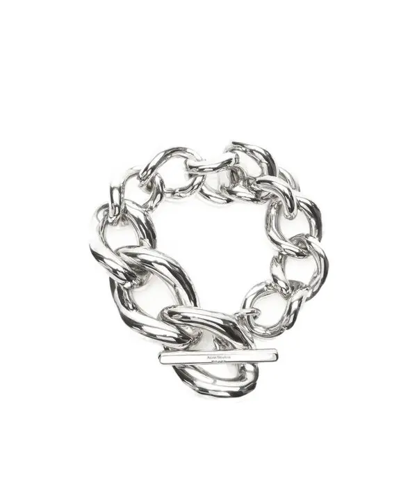 Acne Studios Chunky Chain Bracelet - White