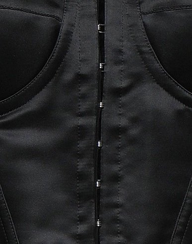 Dolce & Gabbana Fitted Cropped Jersey Satin Shirt