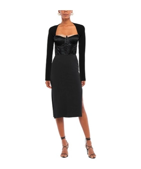 Dolce & Gabbana Fitted Cropped Jersey Satin Shirt
