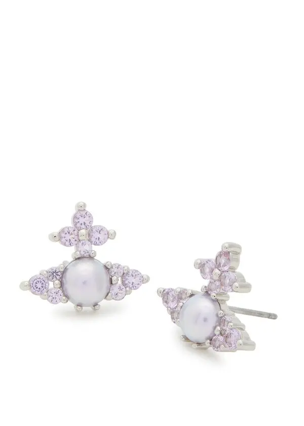 VIVIENNE WESTWOOD Feodora Embellished-orb Stud Earrings