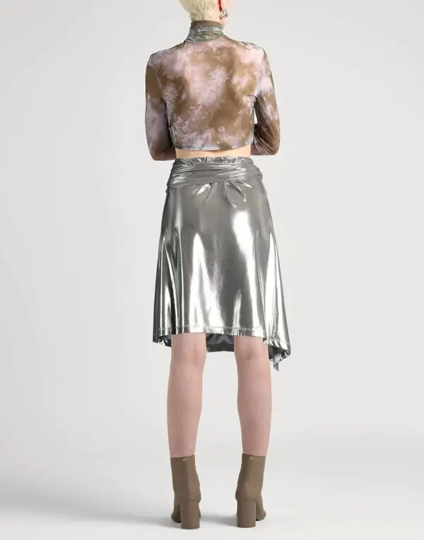 DIESEL® Midi Wrap Skirt With Logo Detail