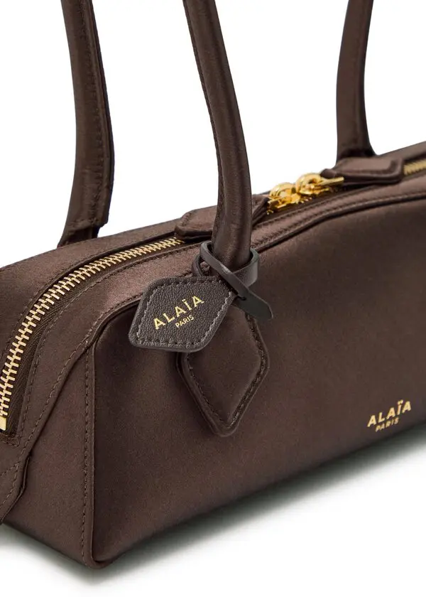 Alaïa Le Teckle Small Satin Shoulder Bag