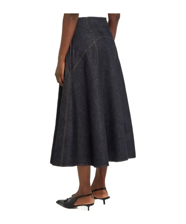 Jacquemus La Triangle De-n?mes Panelled Midi Skirt