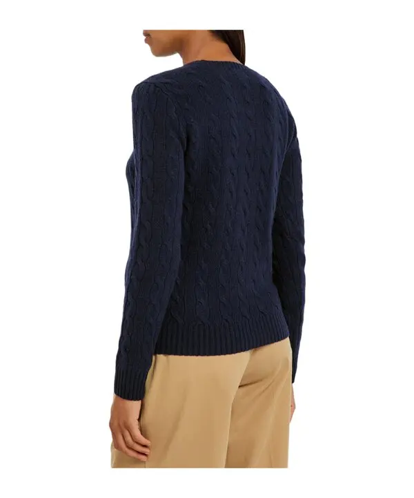 Polo Ralph Lauren Wool And Cashmere-blend Cable Knit Jumper