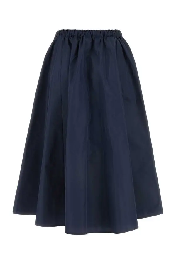 Miu Miu Technical Fabric Trumpet Skirt