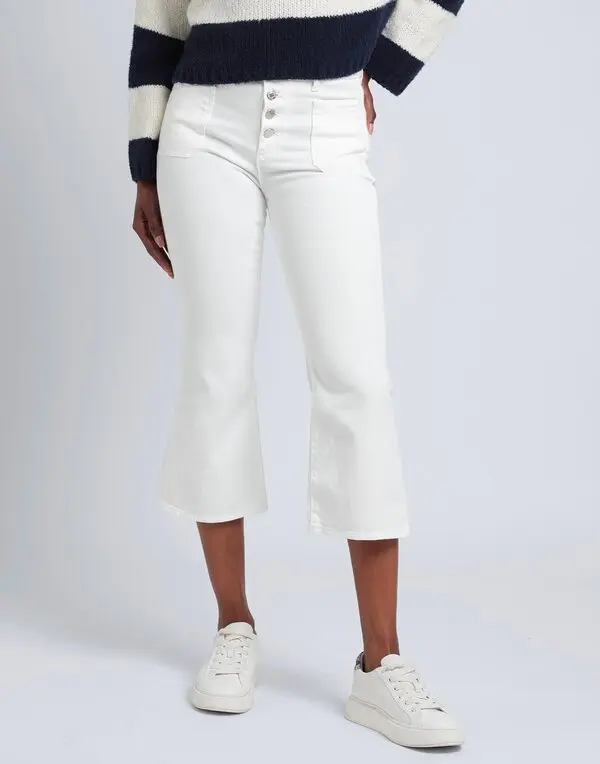 MAXCO. Belt Loop Button Detailed Jeans