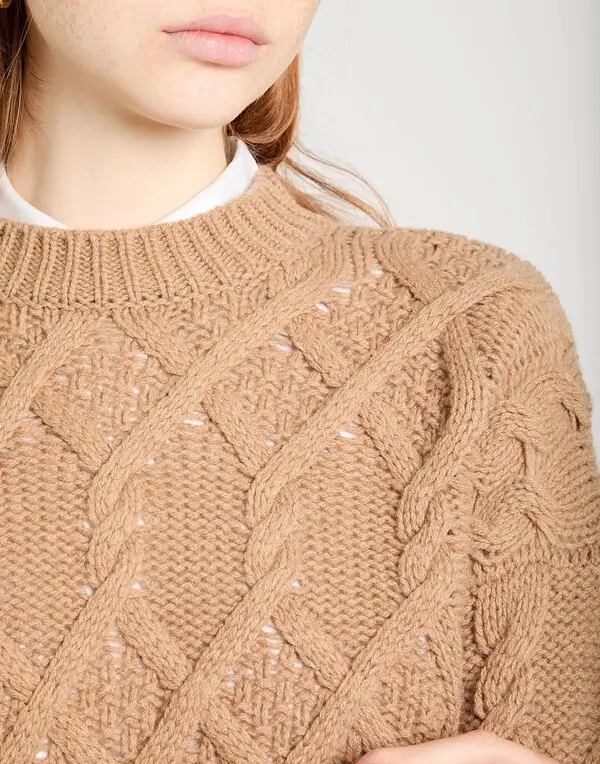 MAXCO. Cable-knit Jumper