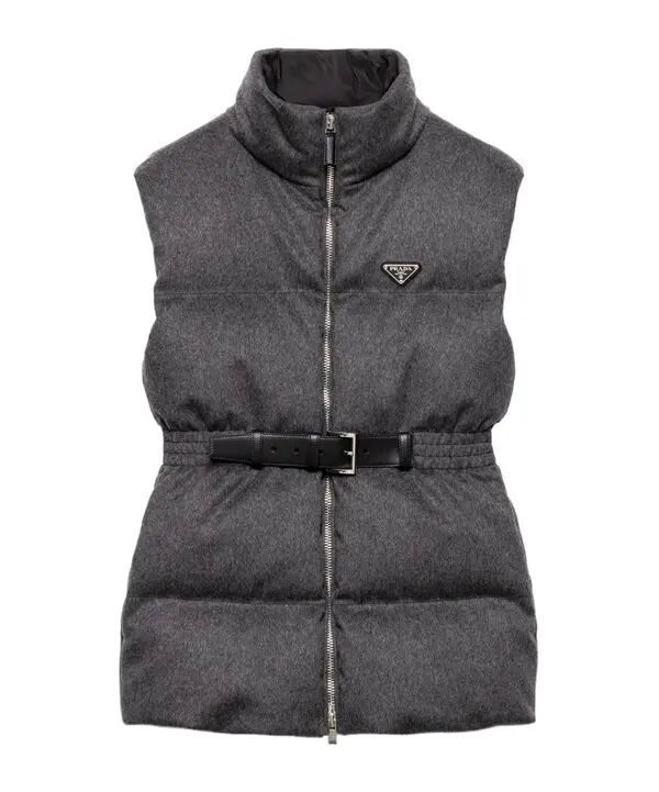 Prada Loden Down Vest