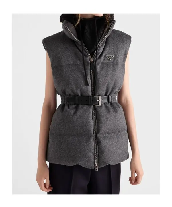 Prada Loden Down Vest