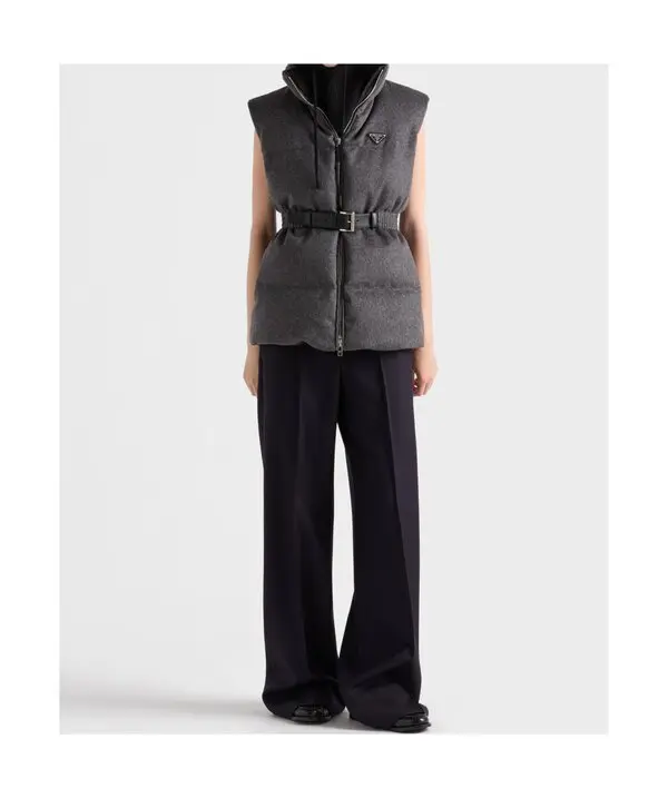 Prada Loden Down Vest