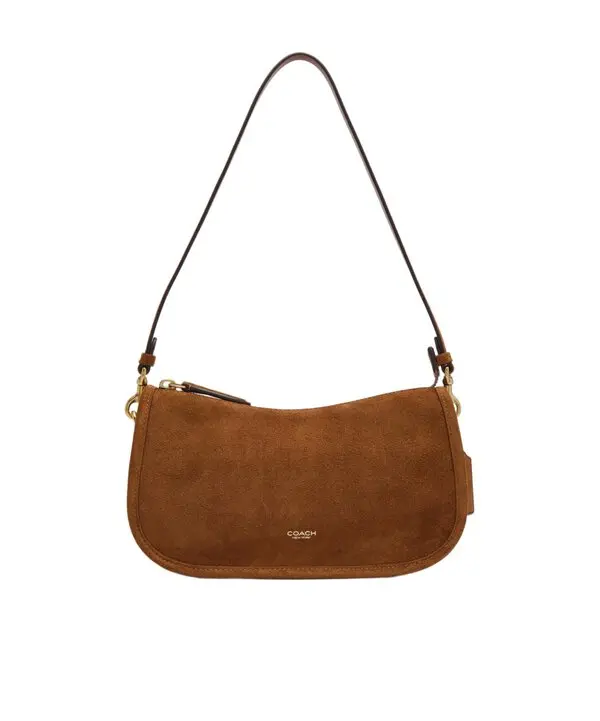 COACH Suede Cross-body Bag - Brown