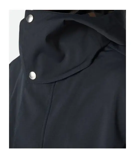 Bottega Veneta Bonded Tech Wool Hooded Parka