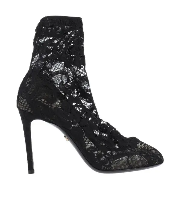 Dolce & Gabbana Lace Ankle Boots