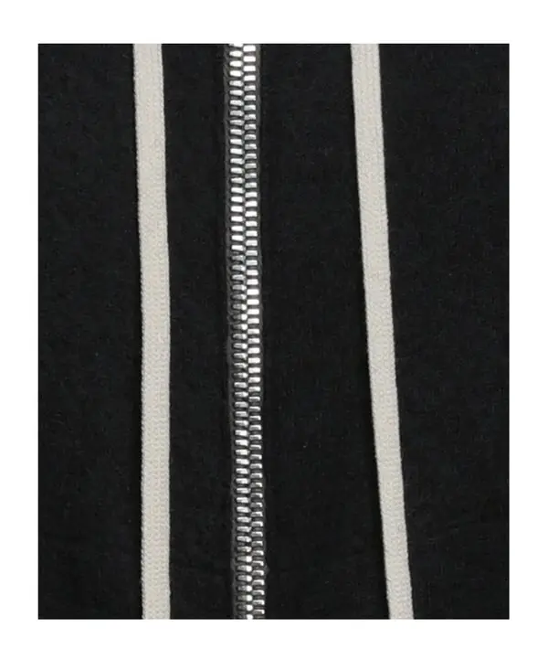 Rick Owens Solid Color Cashmere Knit Hooded Coat
