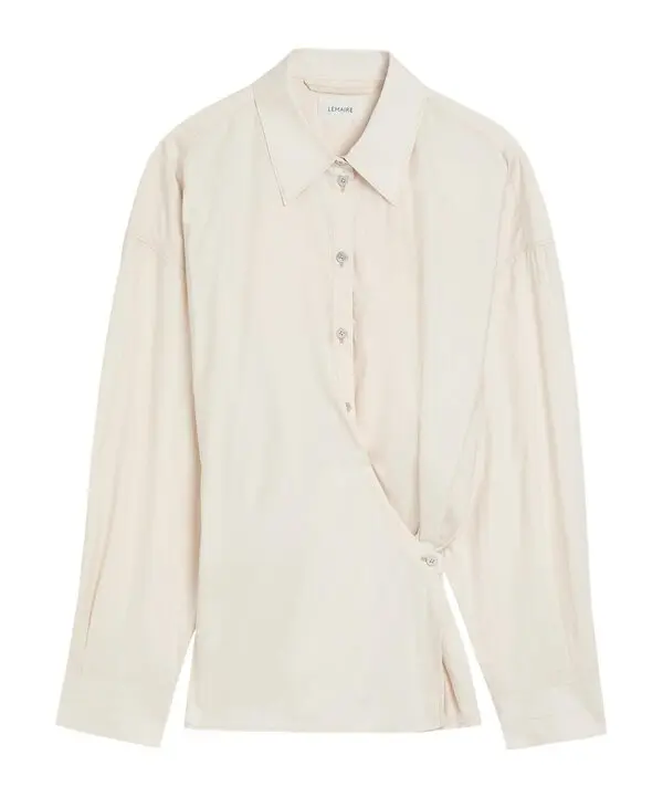 LEMAIRE Twisted Cotton And Silk-blend Shirt