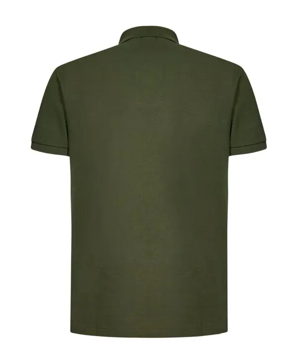 Polo Ralph Lauren Logo Embroidered Short-sleeved Polo Shirt - Green