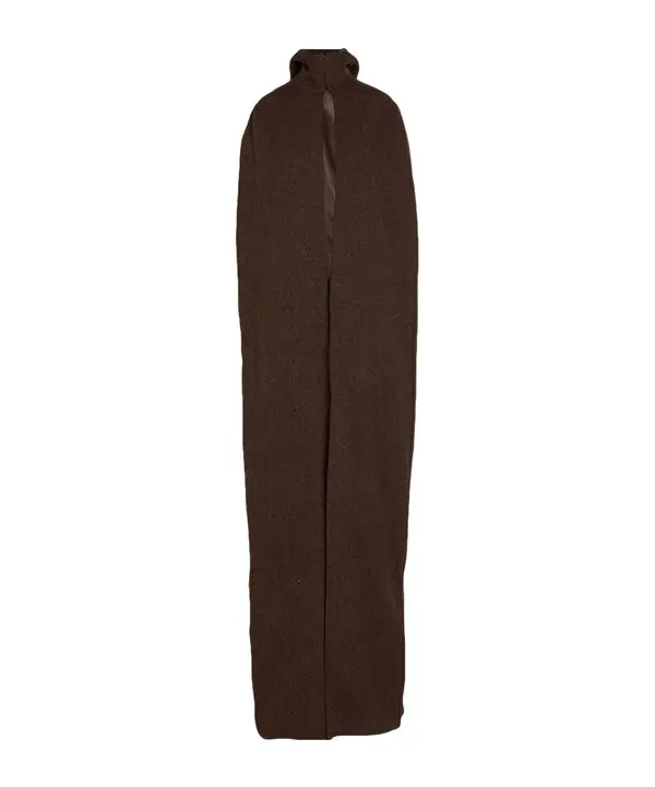 Rick Owens Hooded Wool Cloak