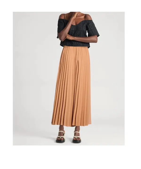 MAXCO. Max&co. Pleated Maxi Skirt