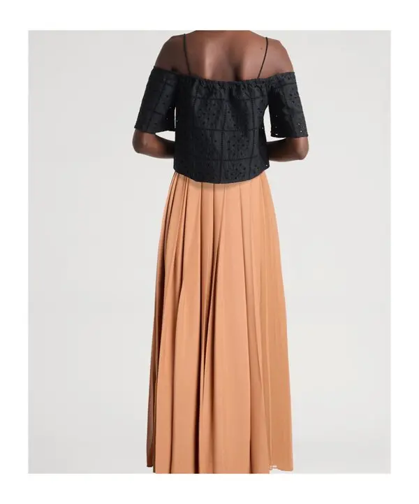 MAXCO. Max&co. Pleated Maxi Skirt