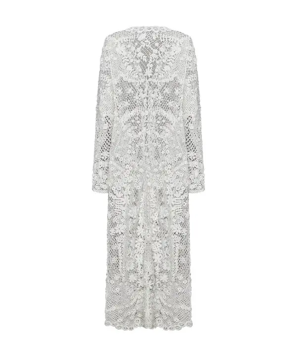 Polo Ralph Lauren Crochet Knit Midi Dress