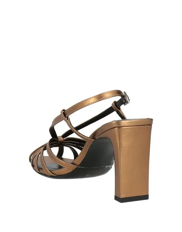 MAXCO. Max&co. Metallic Pointed Toe Slingback Sandals