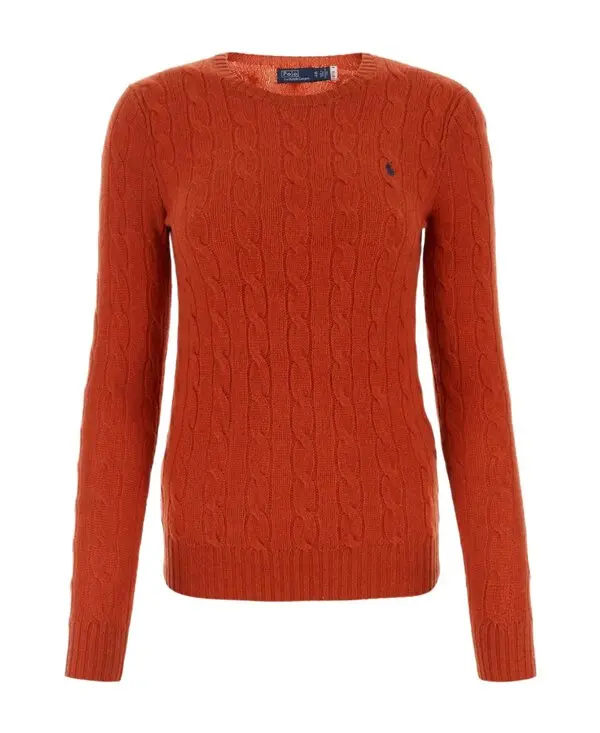 Polo Ralph Lauren Embroidered Cable-knit Jumper