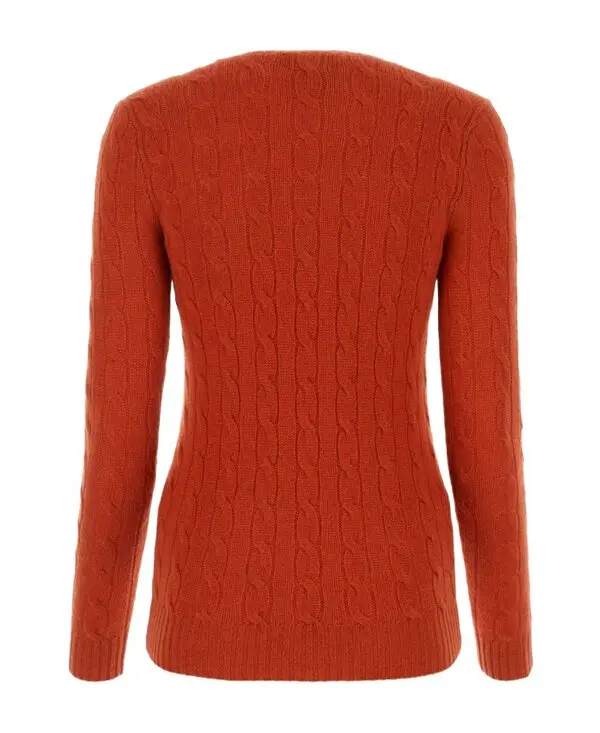 Polo Ralph Lauren Embroidered Cable-knit Jumper