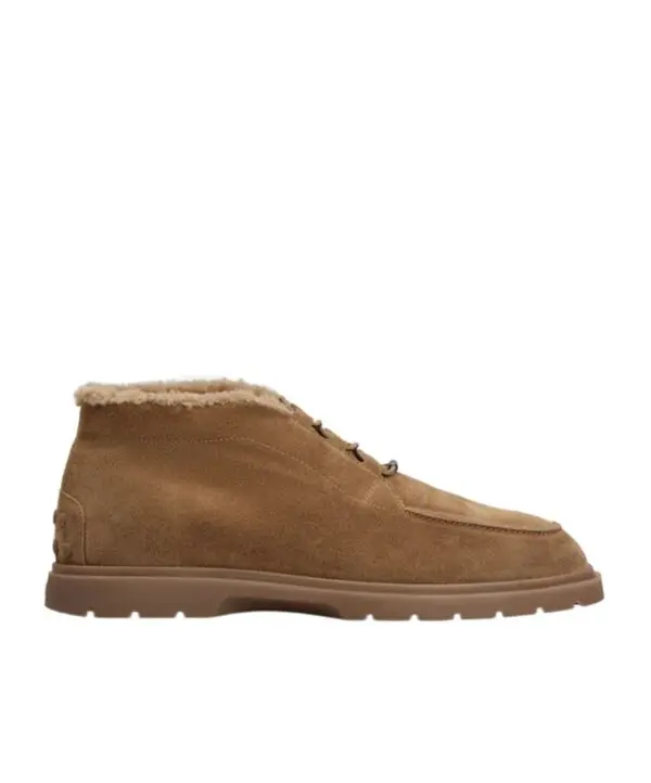 TOD'S Round Toe Lace-up Boots