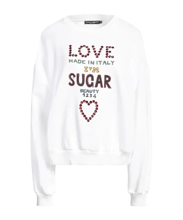 Dolce & Gabbana Solid Color Applique Sweatshirt
